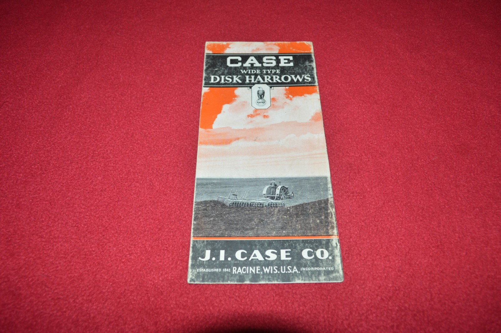 Case Tractor Wide Type Disk Harrow Dealer's Brochure YABE18 | eBay