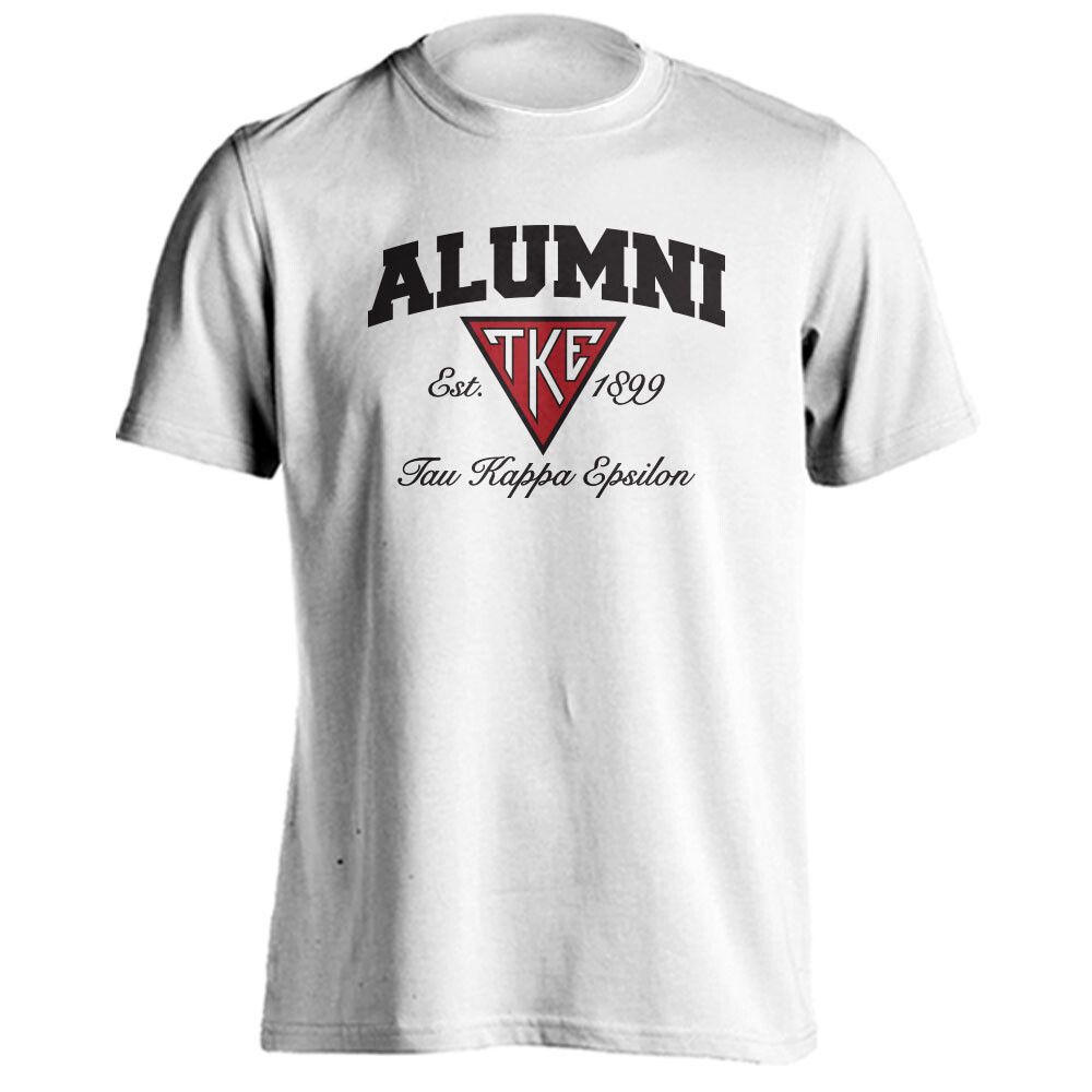 Tau Kappa Epsilon TKE Alumni Design House Plate Logo Short Sleeve T ...