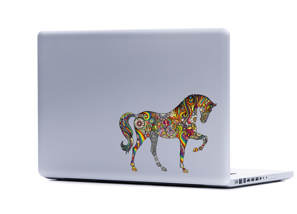 Ornate Horse sticker decal laptop automotive netbook horses window ...