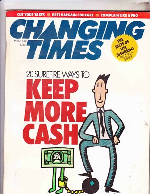 CHANGING TIMES MAGAZINE-----MARCH 1988 | eBay