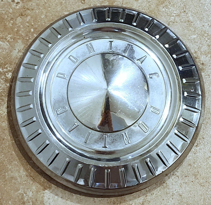 (1) Vintage OEM 1958 Pontiac Star Chief Chieftain Chrome Poverty Dog ...