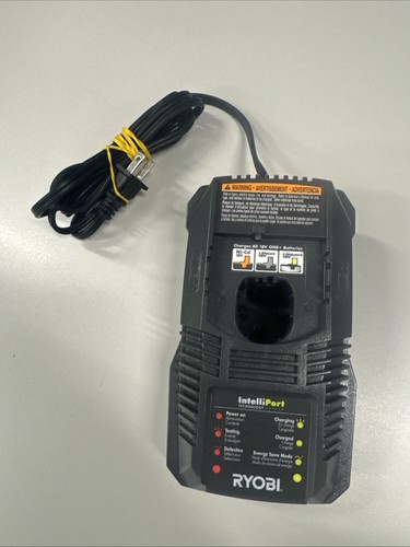 Ryobi (P118) Lithium-ion/Ni-Cad ONE+ 18V IntelliPort Battery Charger ...