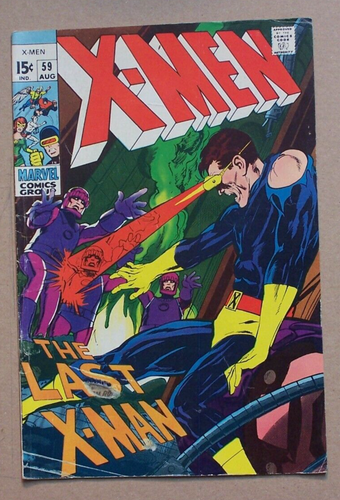The X-Men #59 (Marvel Comics August 1969) | eBay