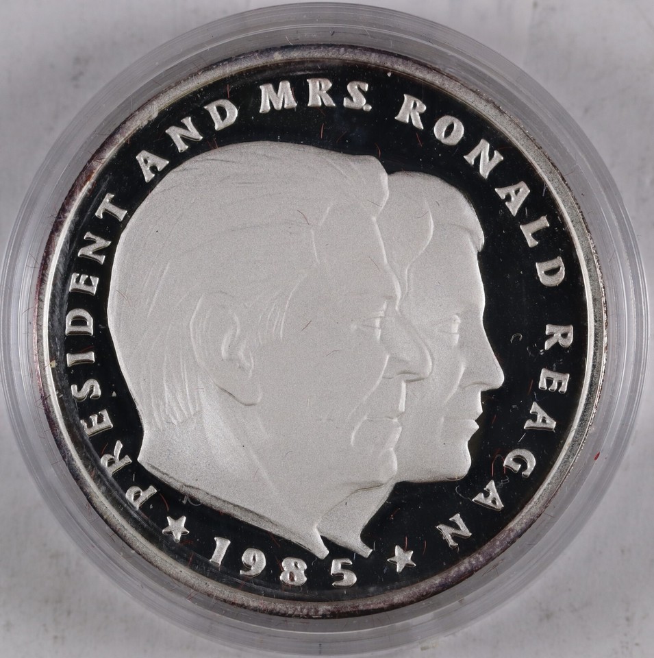 Johnson Matthey Hutt River Provence / Ronald Reagan $25. 1oz Silver ...