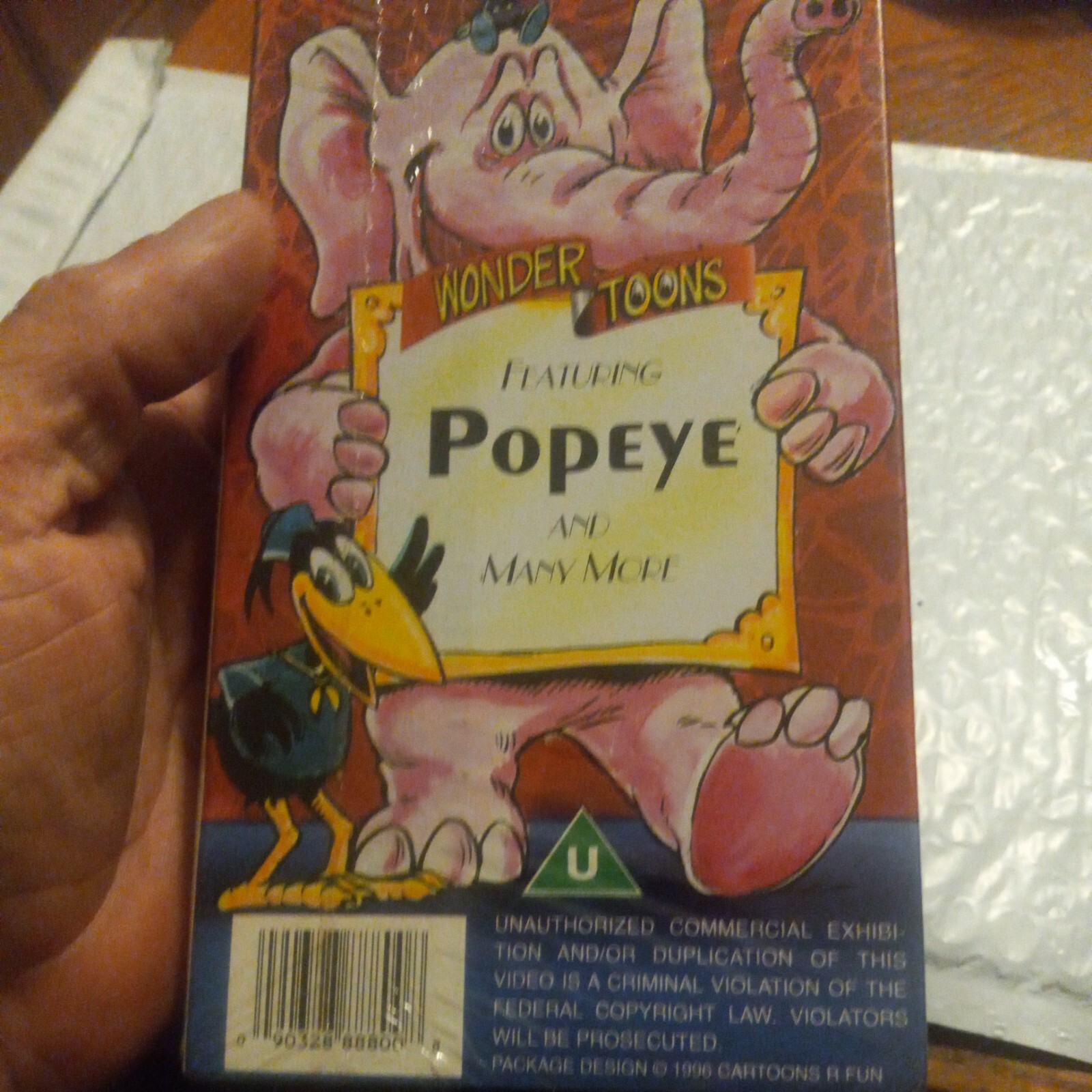 Popeye & Many More Wonder Toons (VHS, 1996) Vintage Cartoons | eBay