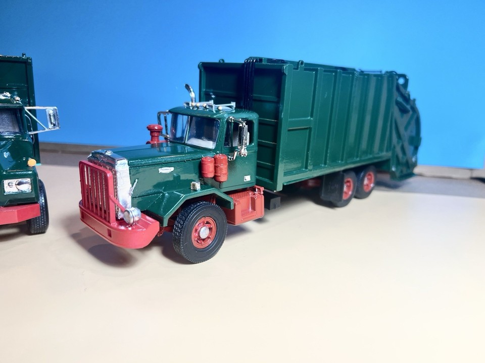 1/34 Custom First Gear Autocar DK 64 Leach Style Rear Loader Trash ...