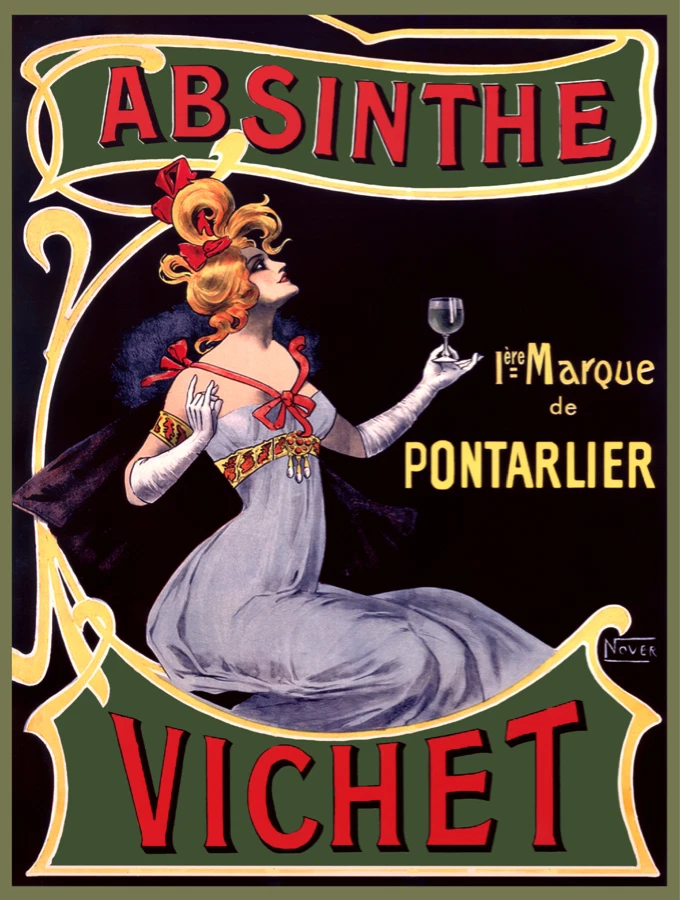 Absinthe Poster Art Nouveau