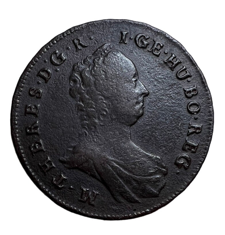 1765 HUNGARY Maria Theresia MADONNA & Child ANTIQUE Poltura Coin | eBay