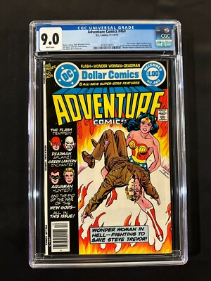 Adventure Comics #460 CGC 9.0 (1978) - Aquaman #63 - Wonder Woman #248 ...