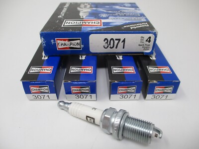4 Genuine Champion 3071 RC12PYC Platinum Spark Plugs Small Engine | eBay