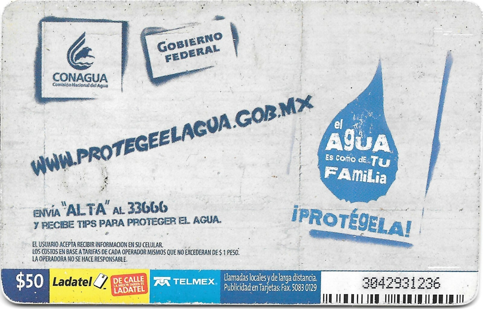 LADATEL $50 PHONE CARD WITH CHIP, MEXICO, LADATEL | eBay