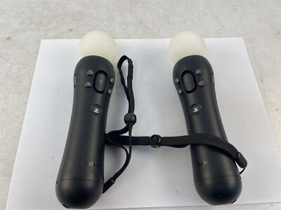 2x Sony PlayStation PS4 Move Motion VR Virtual Reality Controllers CECH ...