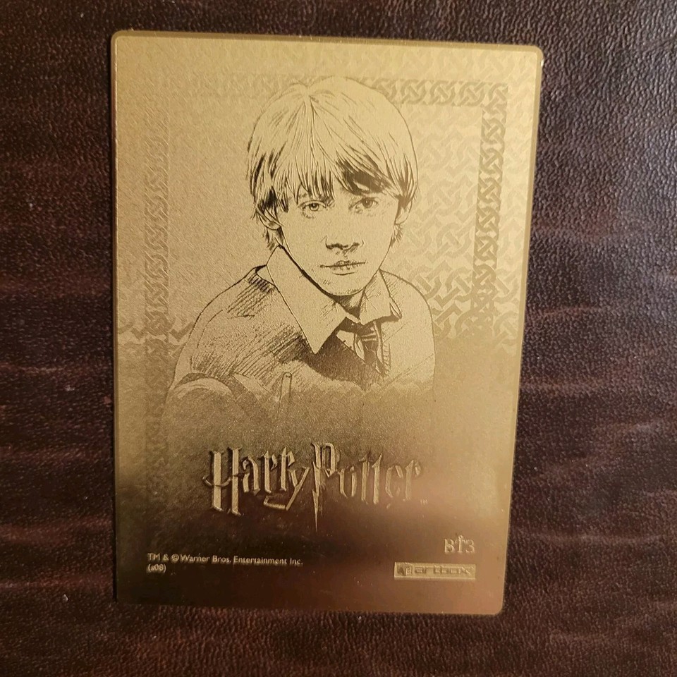 Artbox: Harry Potter "Ron Weasley" #BT3 Golden Trading Card | eBay