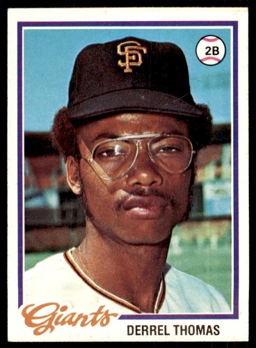 1978 TOPPS DERREL THOMAS SAN FRANCISCO GIANTS #194 (101) | eBay