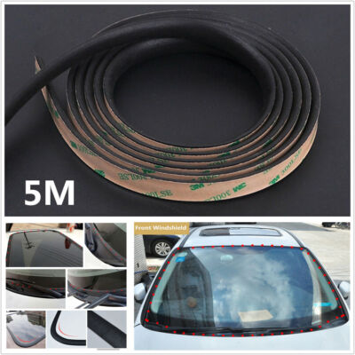 Universal 5M Rubber Sealed Strips For Car Windshield Sunroof Triangular ...