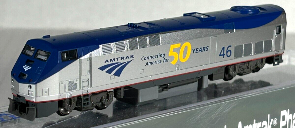 KATO N SCALE P42 LOCOMOTIVE PHASE V Late 50TH ANNIVERSARY AMTRAK 176 ...