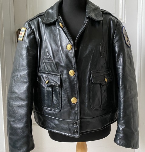 Chicago police leather jacket - Gem