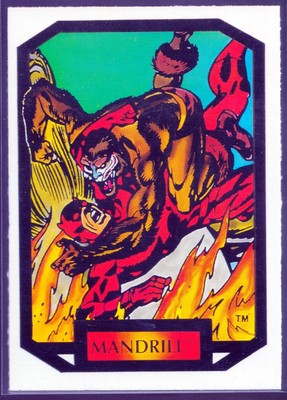 1987 Comic Images Marvel Colossal Conflicts #47 Mandrill | eBay