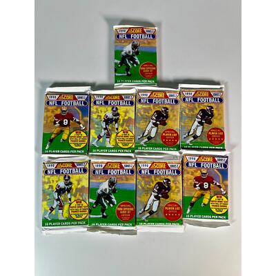 1990 Score NFL Football Series 2 Factory Trading Card Wax (9 Lot Packs ...