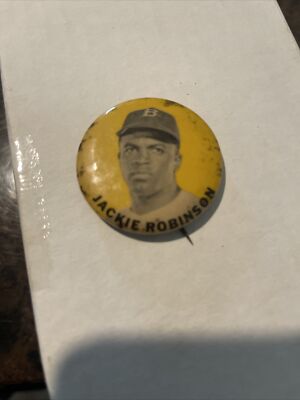 1950s Baseball Jackie Robinson Brooklyn Dodgers World Series Souvenir ...