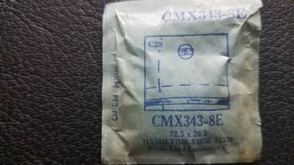 HAMILTON watch crystals - Acrylic- MANY SIZES NOS (page 4) (CMT to CMX ...