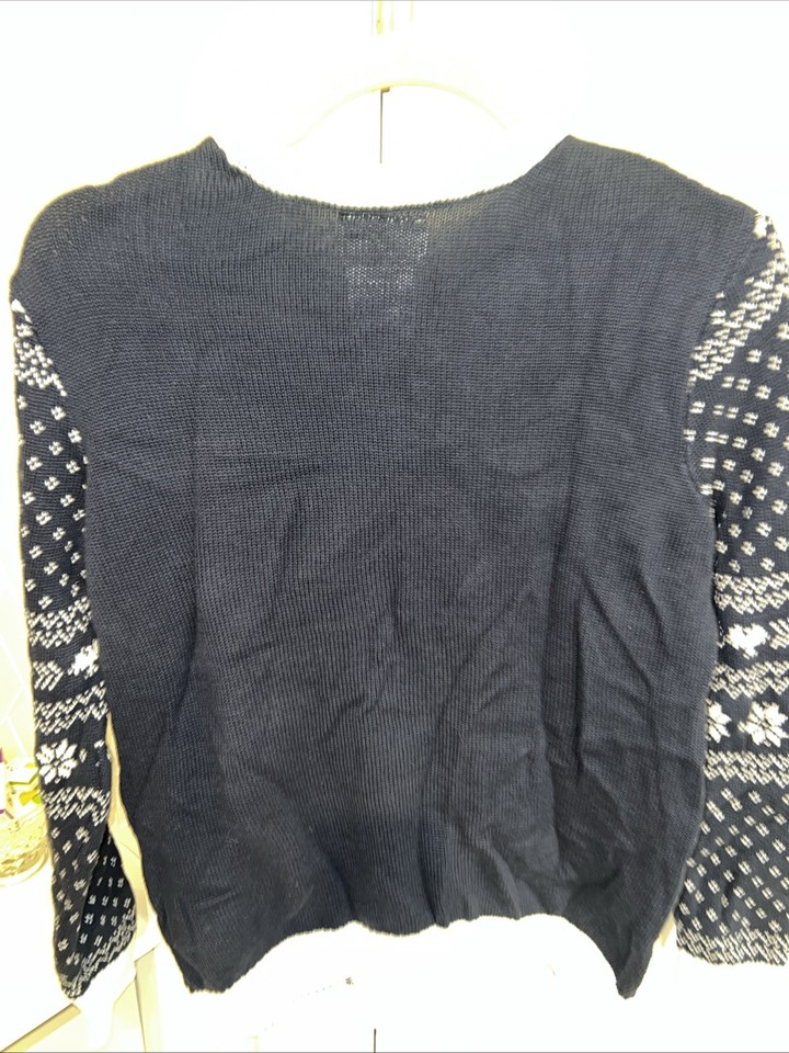 Game Of Thrones Christmas Sweater Mens Small Blue Deck The Wall Ugly ...