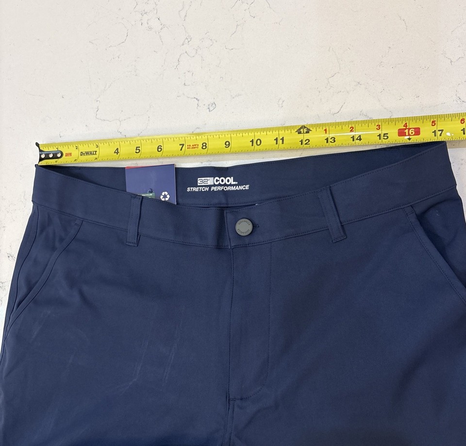 32 Degrees Cool Performance Pant, Blue, Regular Fit, Stretch, Men's ...