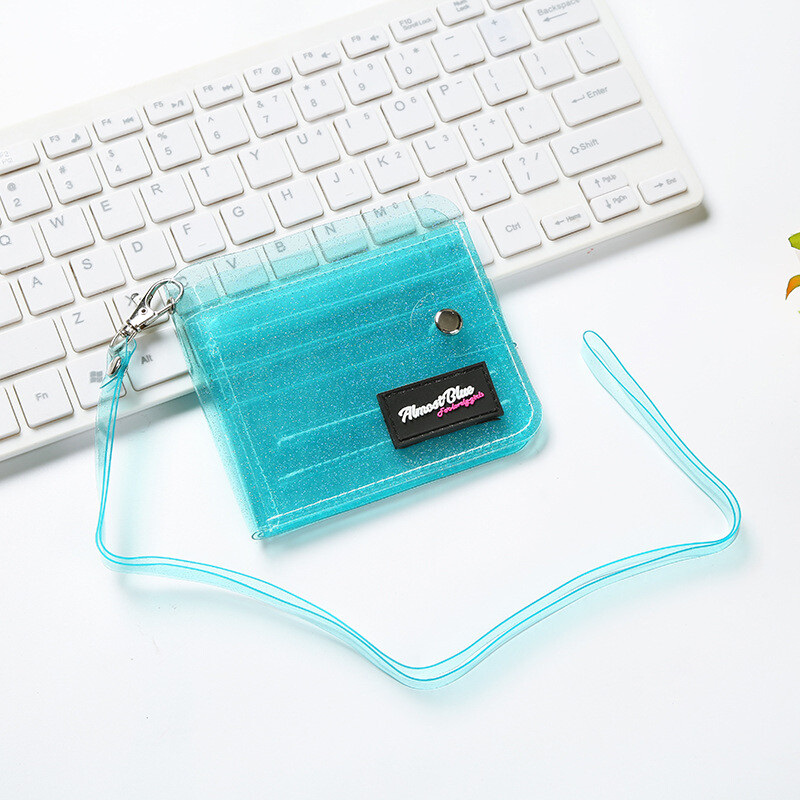 1PC Transparent Card Photo Wallet Case For Girl Clear Credit Card ...