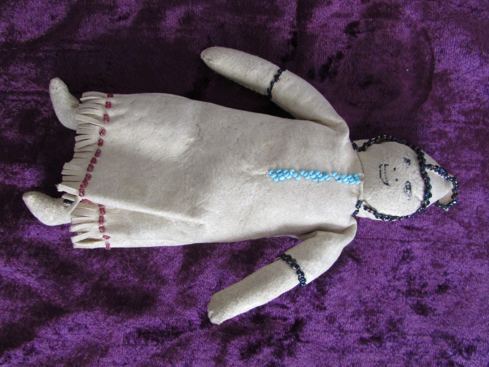Sweet Old Inuit Beaded Doll | eBay