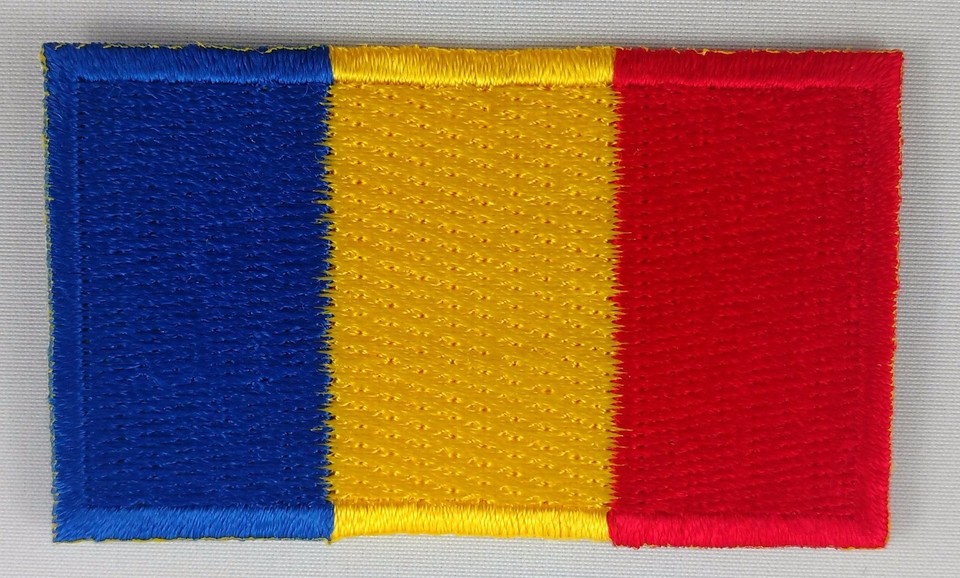 Romania Flag Patch Embroidered Iron On Applique Romanian | eBay