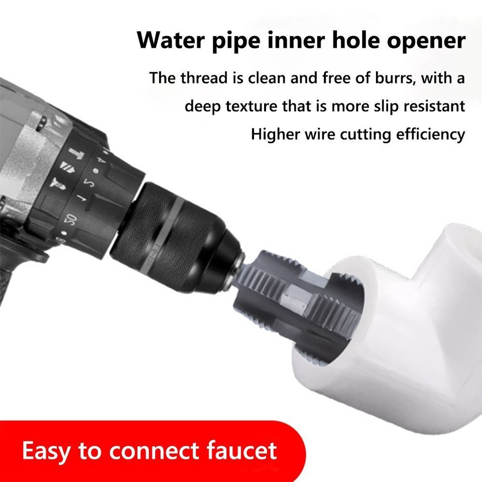 4/6 points Water Pipe Thread Opener Internal Thread Drill Bits | eBay