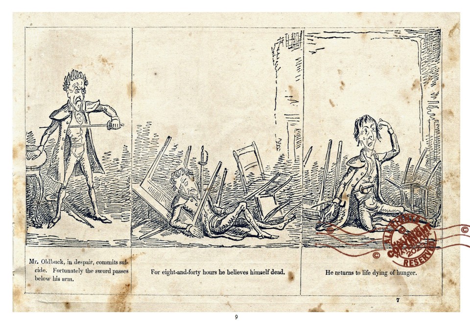 Adventures of Obadiah Oldbuck (1840s) Rodolphe Topffer * Early Comics ...