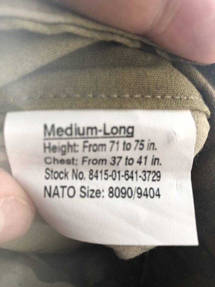 NEW A2CU Multicam Aircrew Top. NSN: 8415-01-641-3729 | eBay