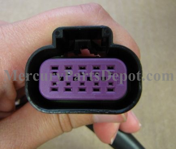 OEM Mercury Marine 14 Pin Side Mount R/C Box 8M0178536 S/S 881170A13 ...
