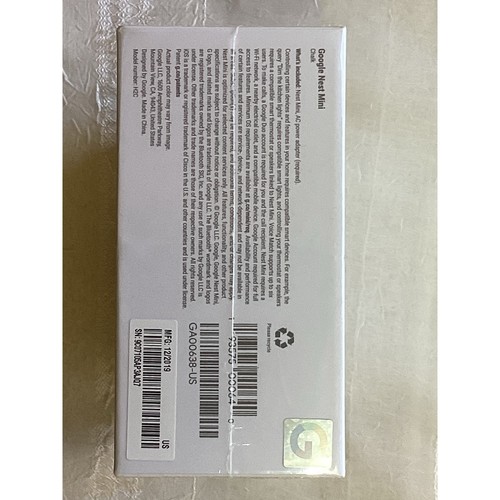 Google Nest Mini - New & Sealed Packaging (2nd Generation) | eBay