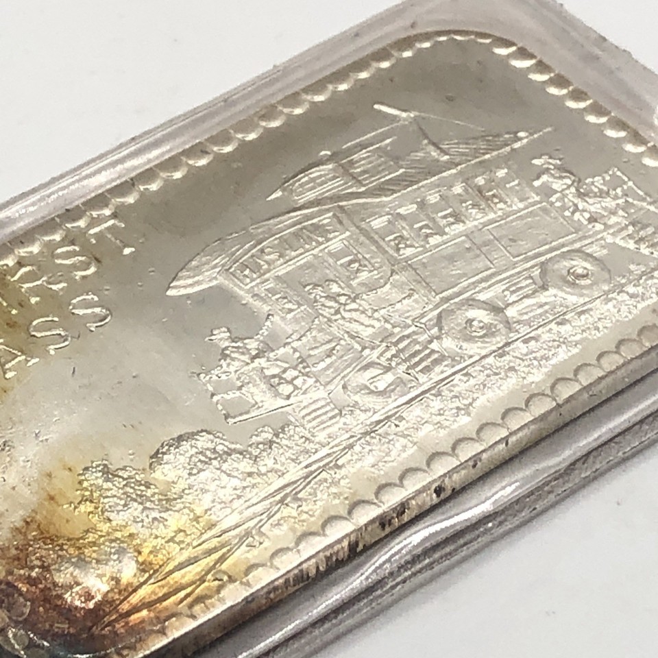 GO FIRST CLASS CABOOSE 1973 BELFORD & CAUSEY NICE RARE 999 SILVER BAR ...