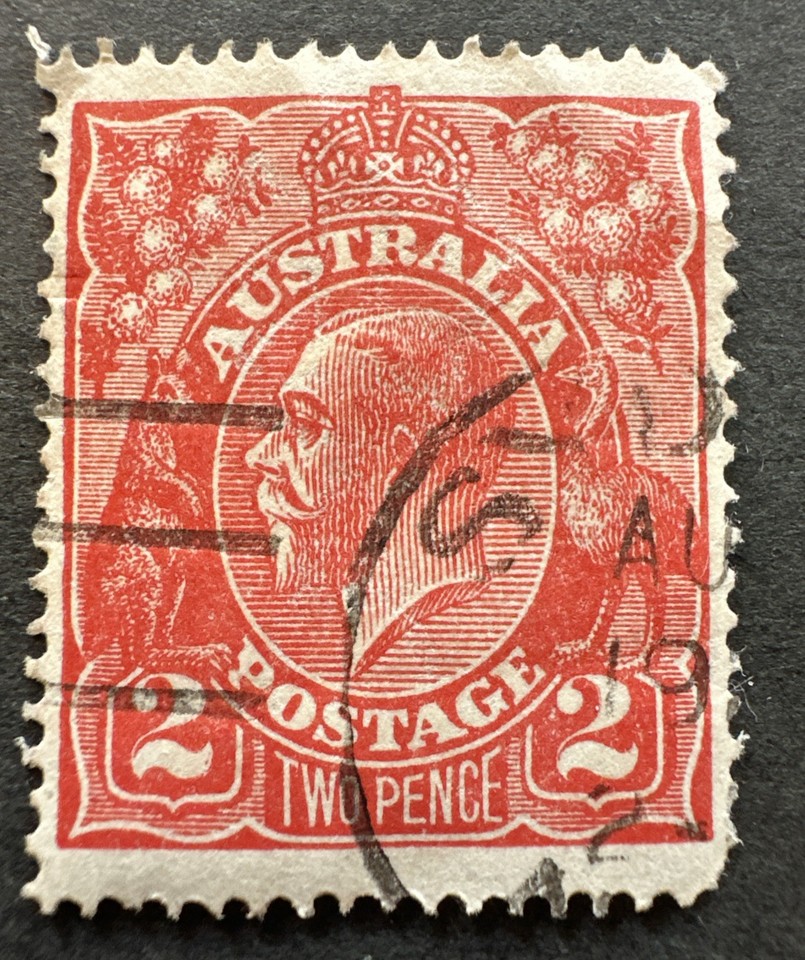 C1930 KGV King George V 2d Red on paper PS1619 | eBay Australia