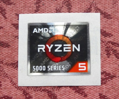 AMD Ryzen 5 5000 Series Sticker 16.5 x 19.5mm Case Badge Logo Label | eBay