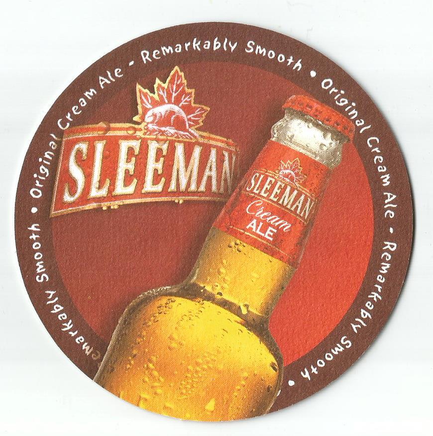 16 Sleeman Cream Ale / Honey Brown Lager Beer Coasters | eBay