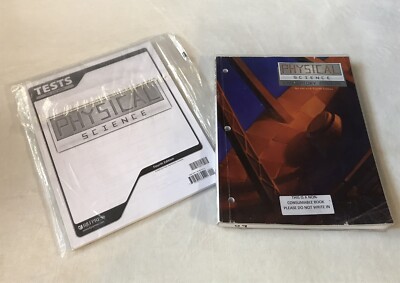 BJU Press Physical Science Third Edition Student Lab Manual & Tests ...