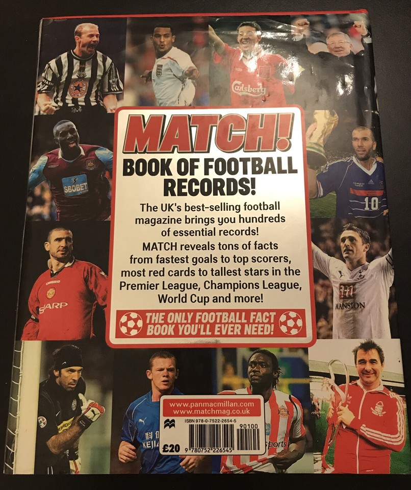 Match ! Book Of Football Records! | eBay UK