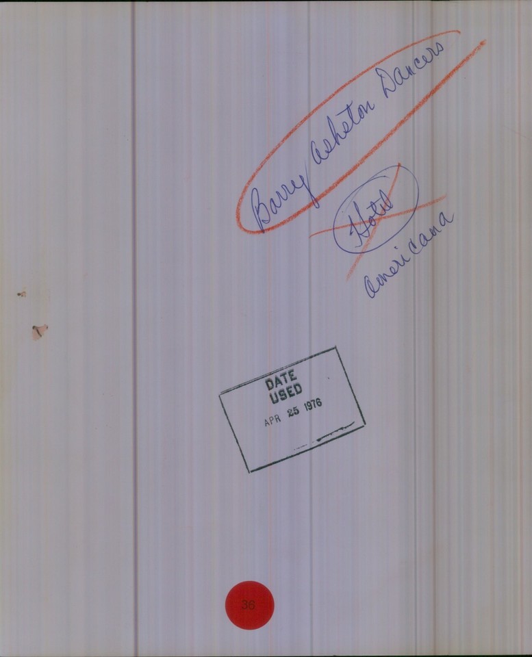 LG849 1976 Original Photo BARRY ASHTON DANCERS Sexy Las Vegas Showgirl ...