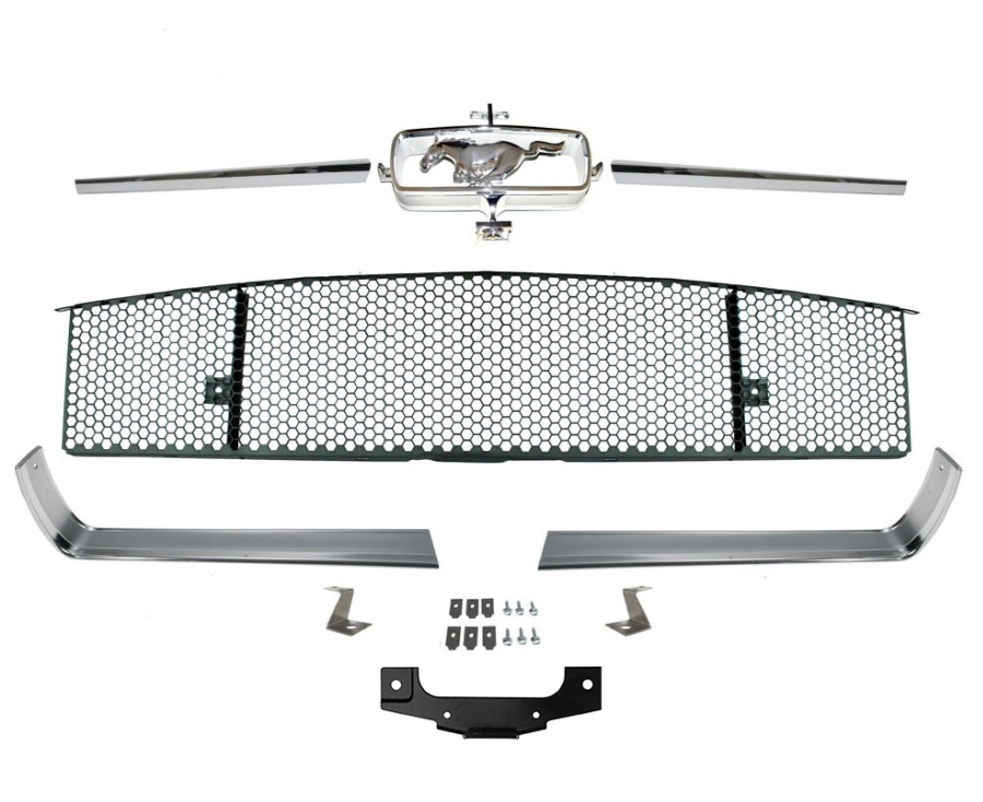1964-1965 Ford Mustang Standard Front Grille Assembly Kit Coupe FB ...