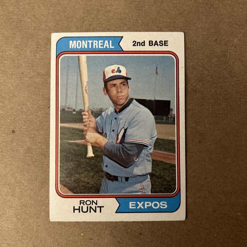 1974 Topps Baseball Ron Hunt Montreal Expos Card #275 | eBay