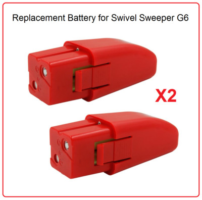 2x New Walter Swivel Sweeper Battery G6 for Replace Swivel Sweeper G6 ...