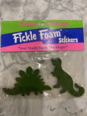 New In Package Fickle foam stickers vintage 80’s Color Changing ...