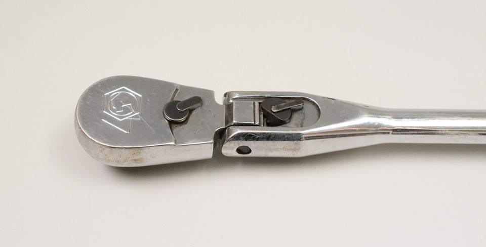 (MA4) Matco CFR308LFG 1/2” Drive 33” 88 Tooth Locking Flex Head Ratchet ...