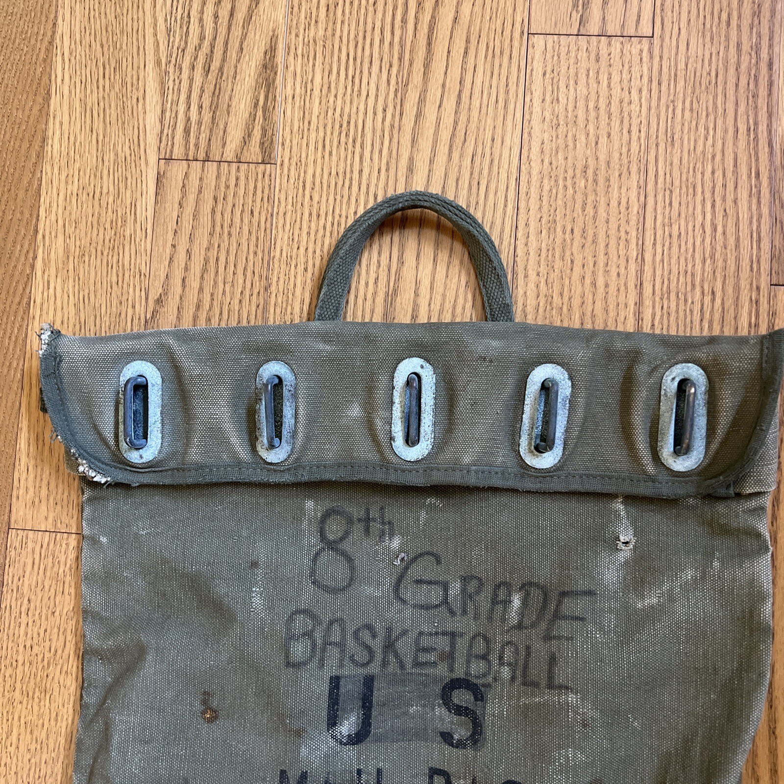 VTG 1950 U.S. MAIL BAG C.R. Daniels, Inc. Canvas W/ Locking Strap 26" X ...
