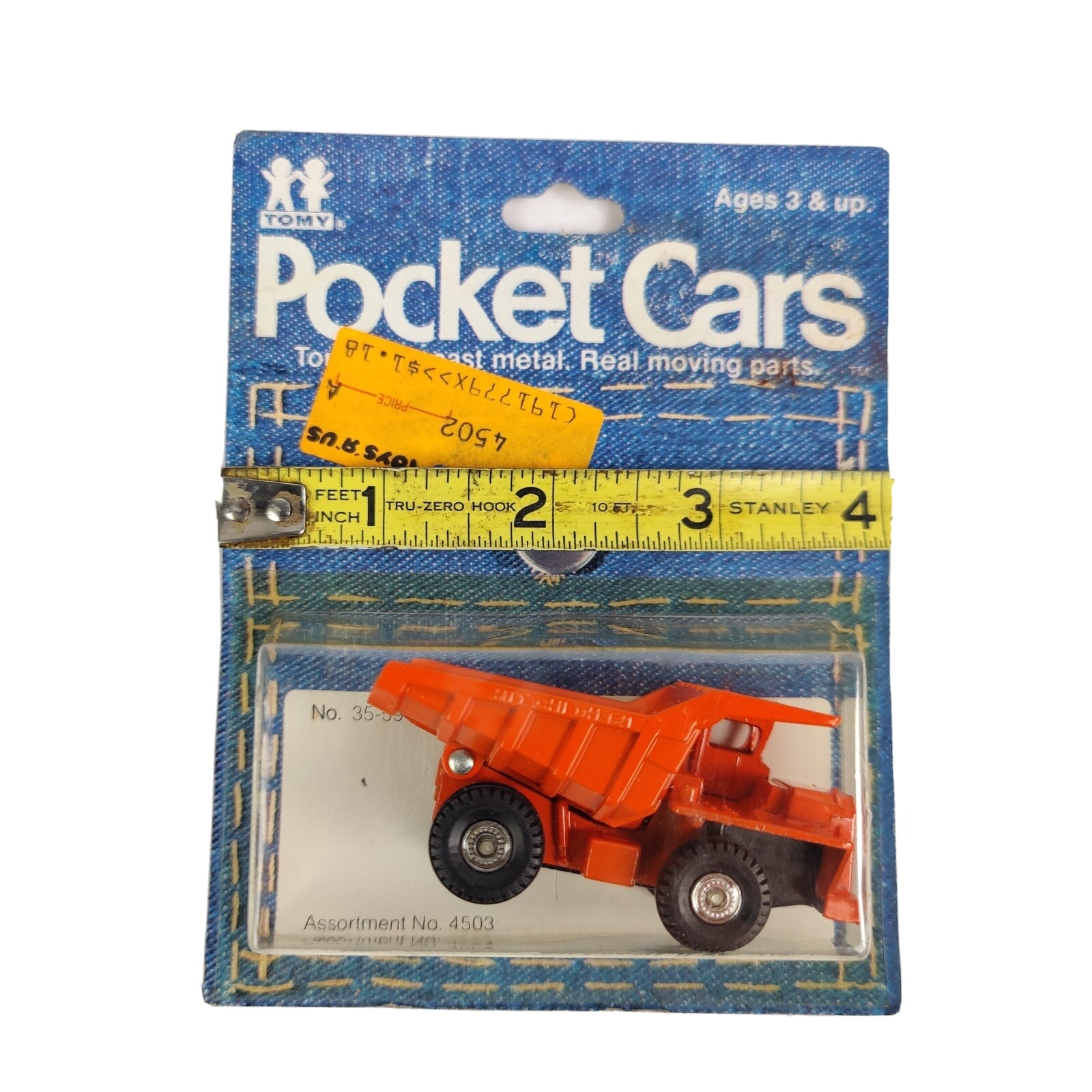 Tomy Pocket Cars Hitachi DH321 Dump Truck Vintage #35-59 Diecast Made ...