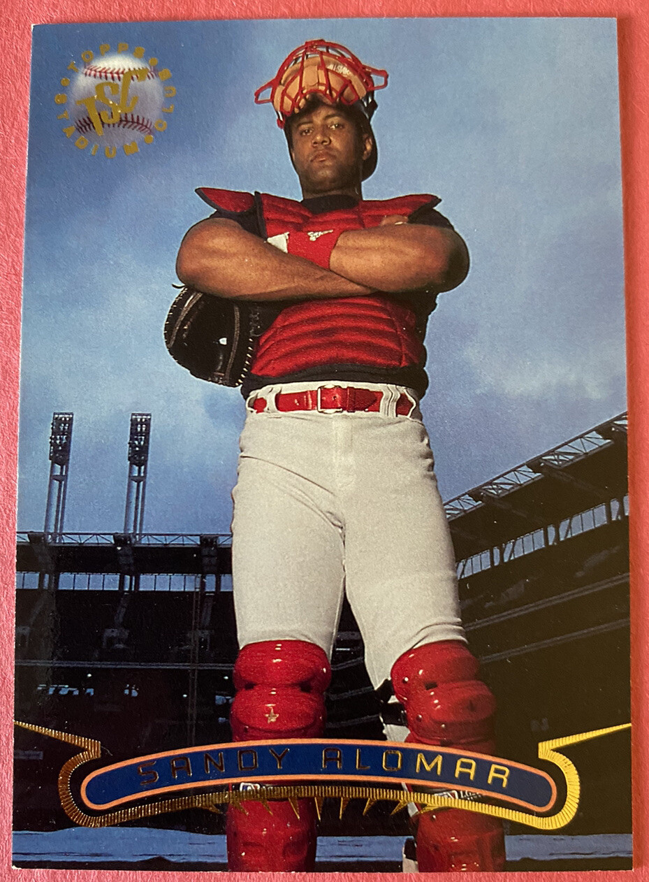 1996 Topps Stadium Club Sandy Alomar Cleveland Indians Baseball Card ...